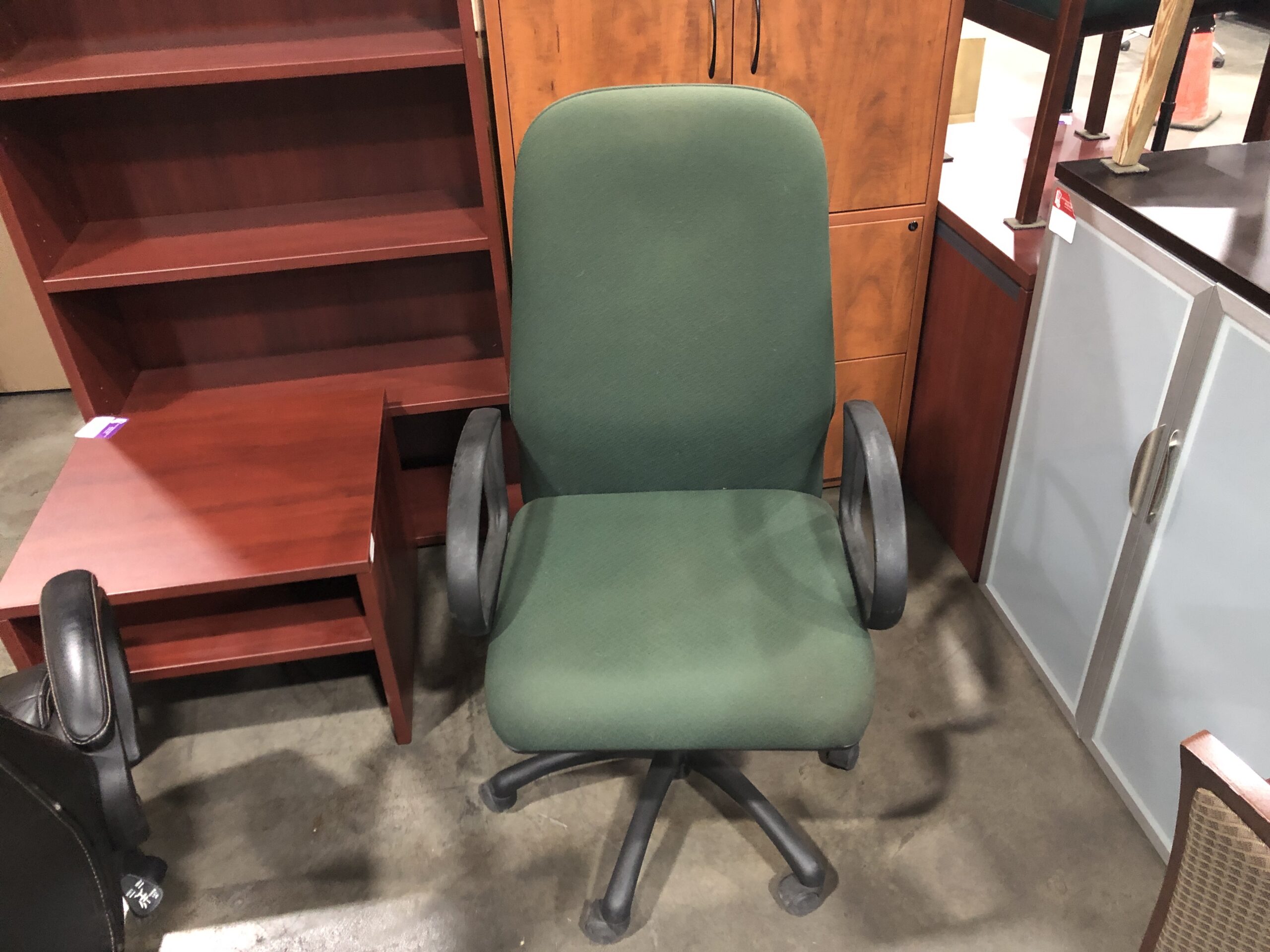 Green High Back Office Chair - OTS Furniture